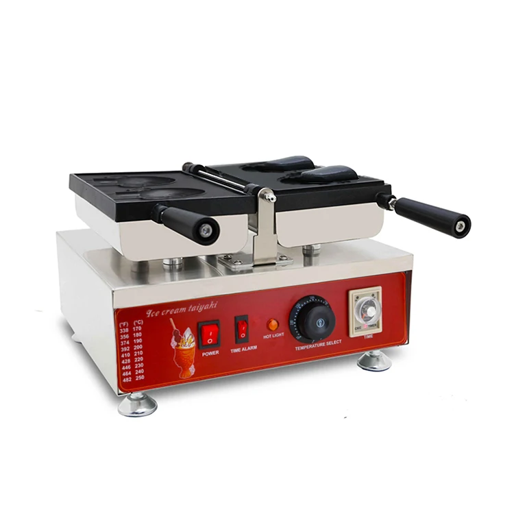 Mini Automatic Electric Ice Cream Taiyaki Maker Fish Shape Cone Cake ...
