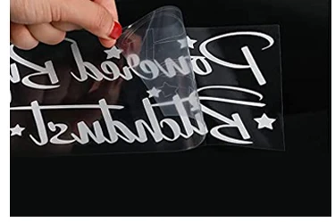 Custom Transparent Logo Sticker - UV Transfer Sticker