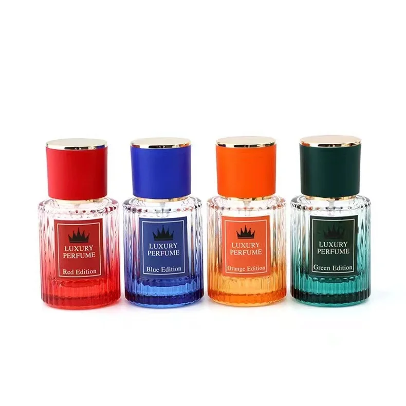 Empty Refillable 50ml Perfume Bottle Luxury Screw Neck Round Shoulder ...