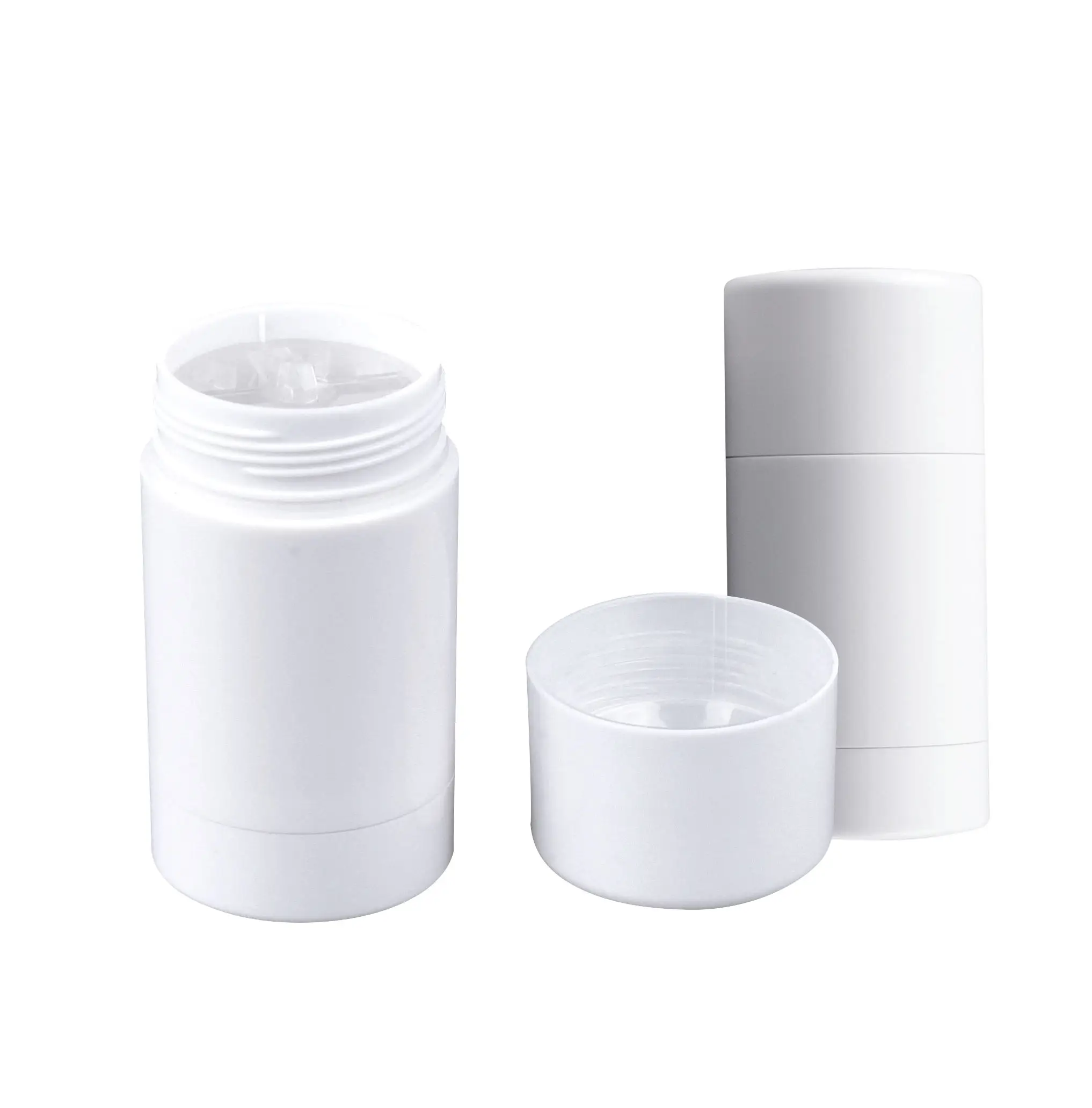Custom Empty 30ml Round Lip Empty Deodorant Tubes Body Cream White ...