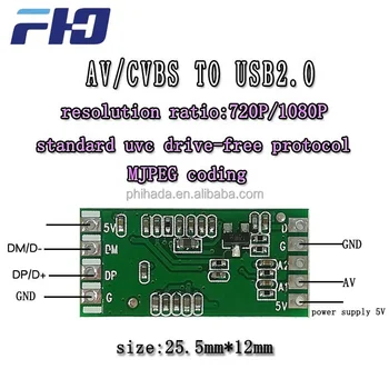 Analog Video To Usb Module Av Cvbs To Usb Digital Signal Development ...