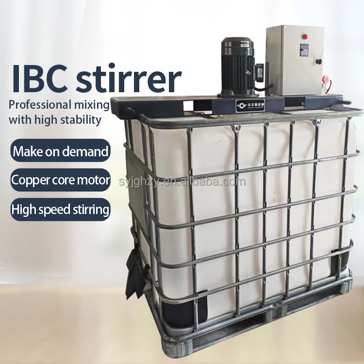 IBC Agitator Mixer - High Power Solution for IBC Tanks