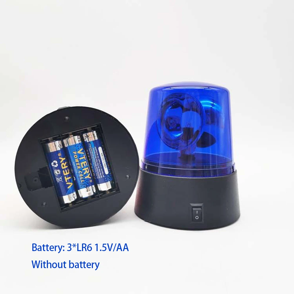 Rotating Police Lights Party