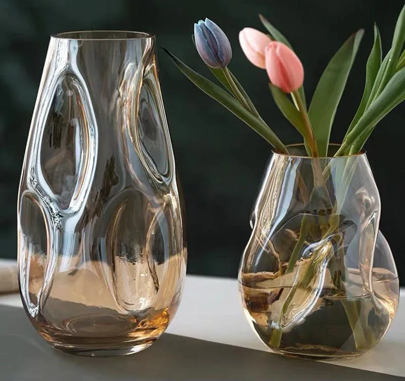 European-style Minimalist Glass Vase - Perfect for Home Decor