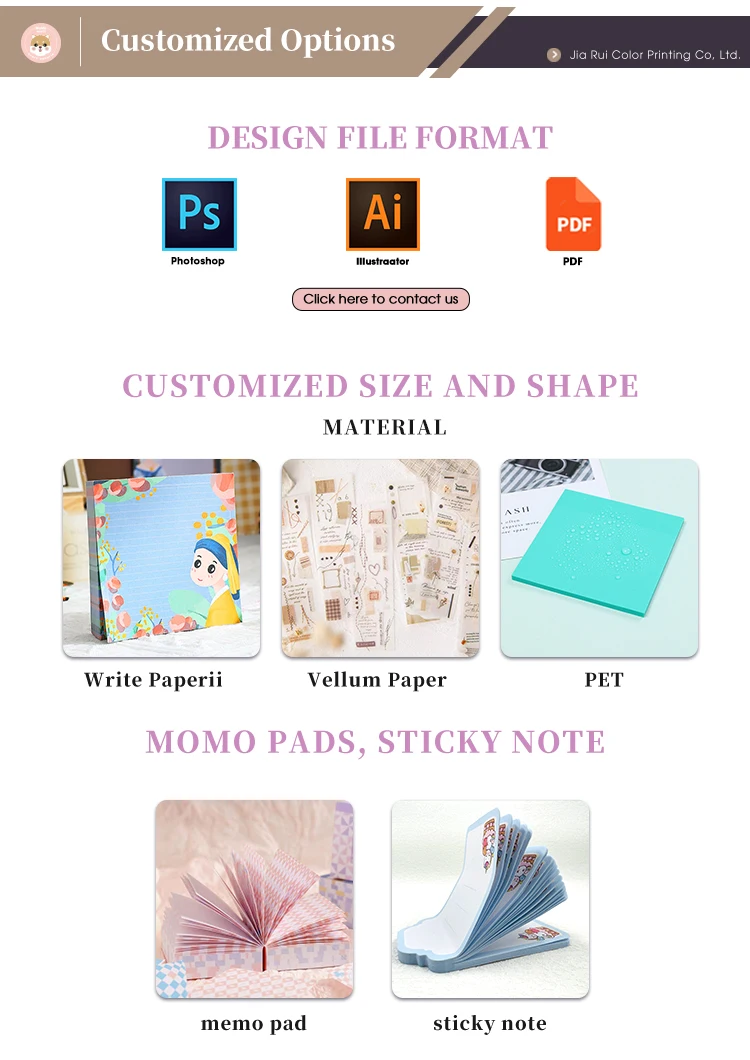 Alibaba.com: Custom Shapes, Logo Memopad, Die Cut Sticky Notes : Office ...