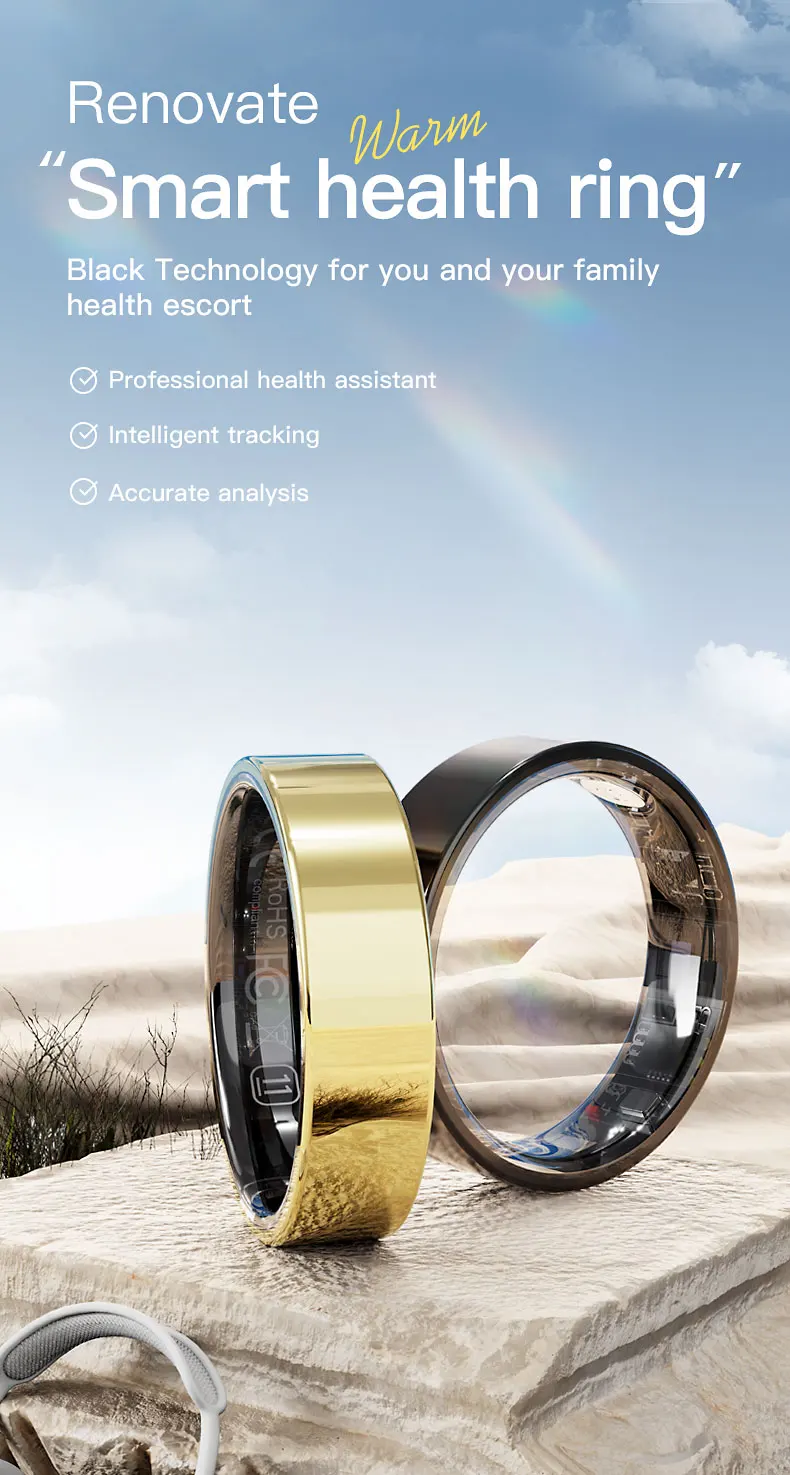 Religious Smart Ring Smart Health Ring Couples Smart Ring Fitness ...