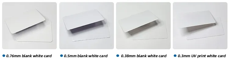 High Quality Printable CR80 Sublimation Plastic White Id Business Blank ...