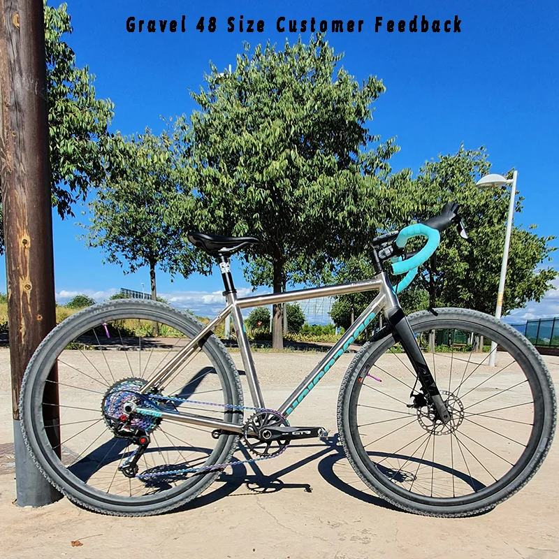 Customized GR9 Titanium Alloy Gravel Bike Frame - OEM Support