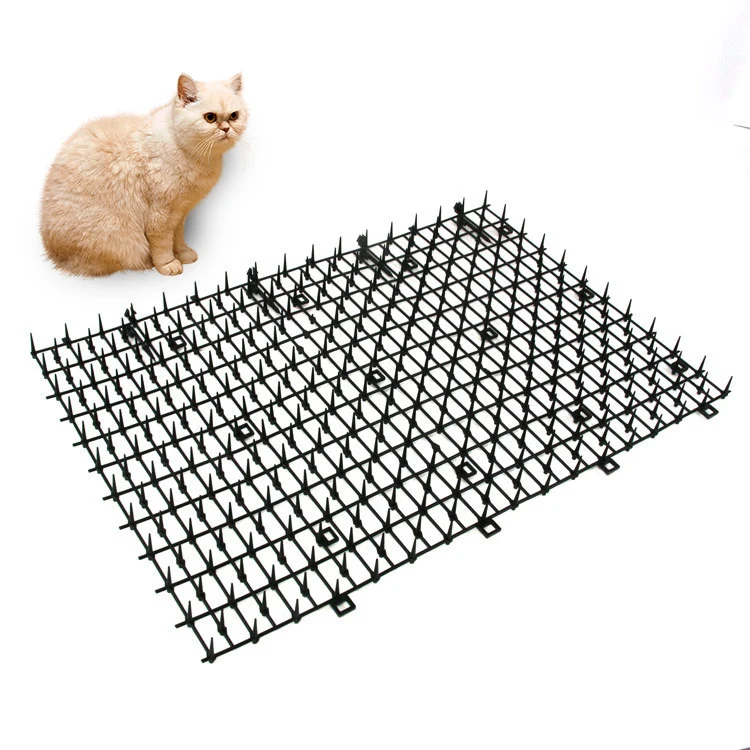 Eco-Friendly Cat Scat Mat Spikes - Outdoor Cat Deterrent for Garden