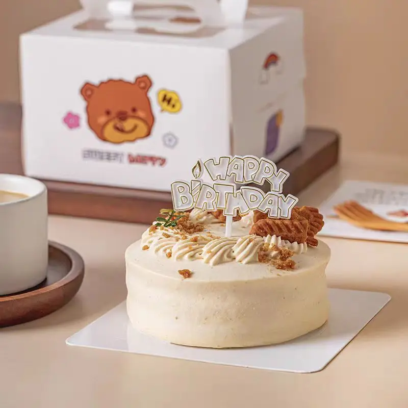 Custom Party Birthday Cake Box - Food Grade Cardboard