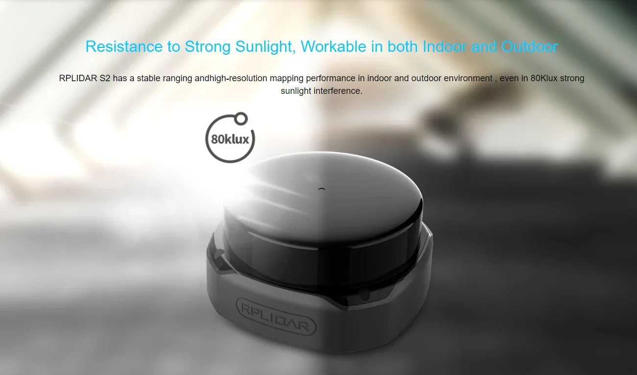 Slamtec S2 Lidar Ip65 18m Tof Laser Scanner Rplidar S2 Lidar Laser ...