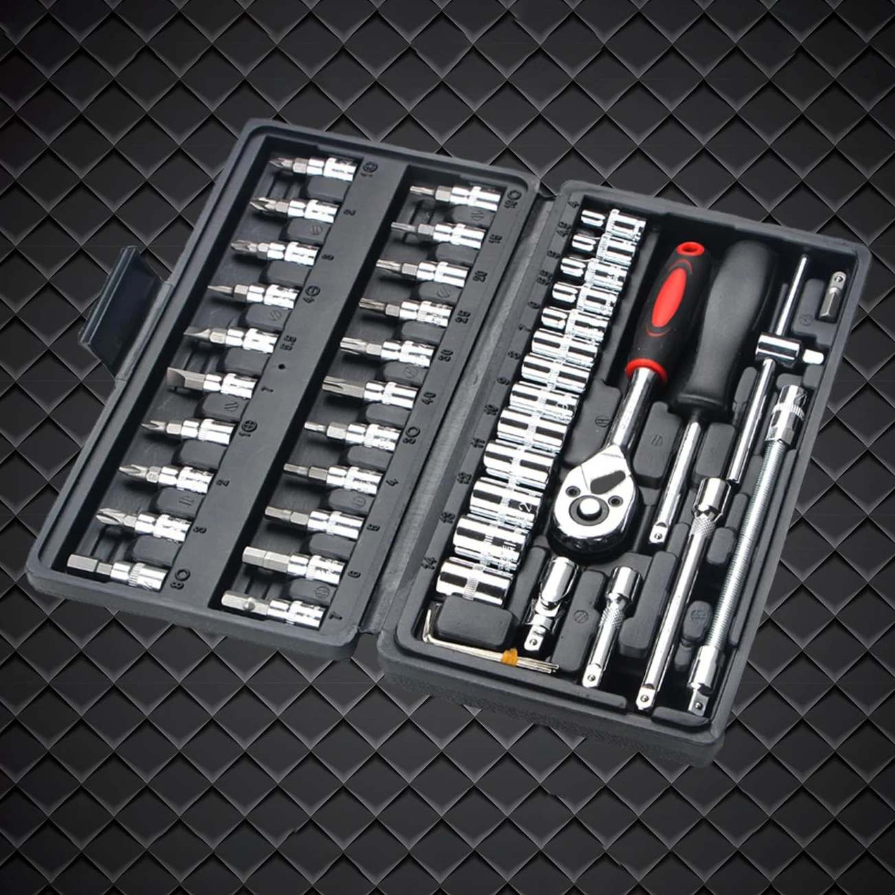 Custom Mechanics Hand Tool Set Car Repair Tool Box Home Herramientas ...