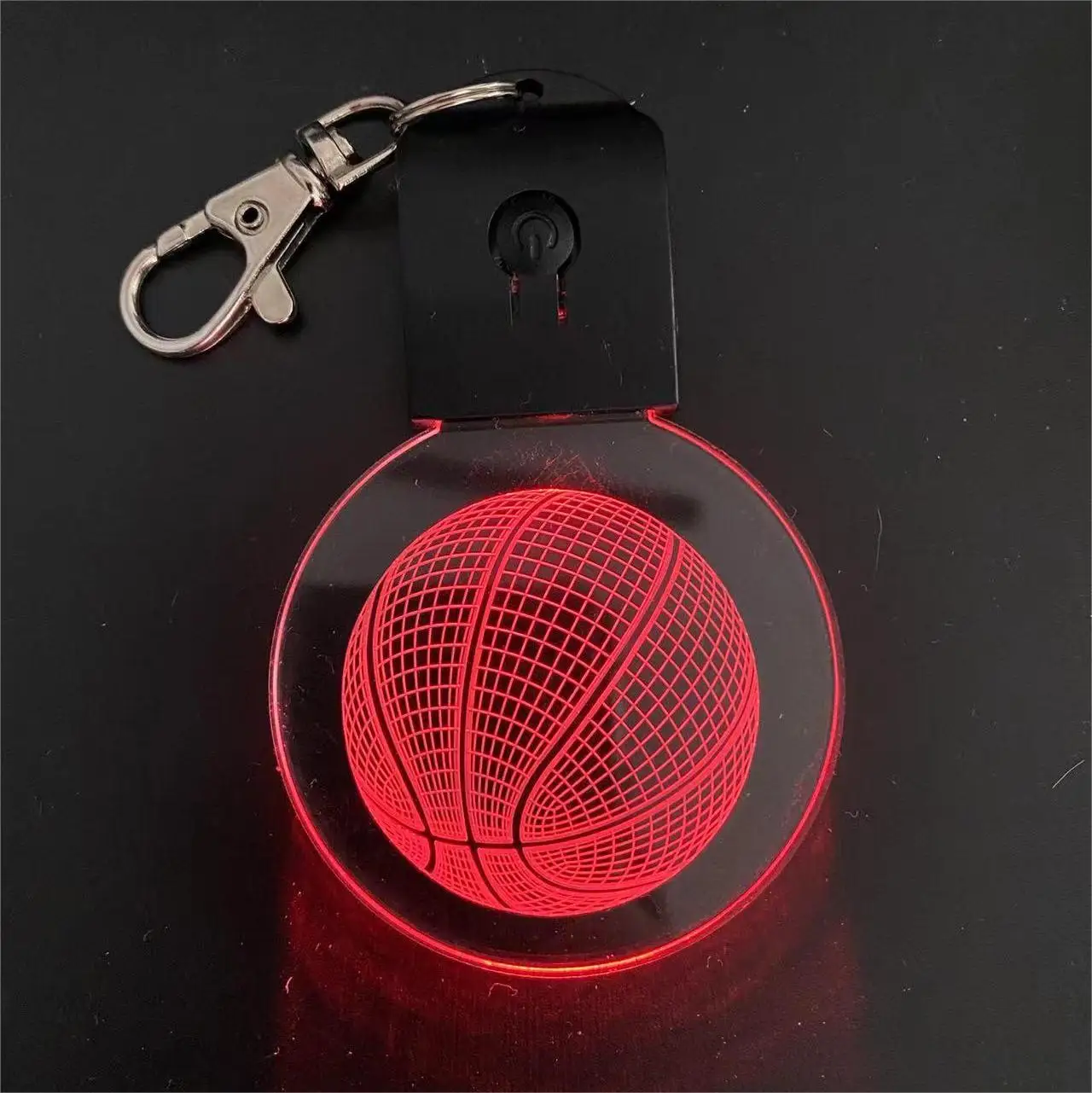 Blank Acrylic Keychain with RGB LED - Rechargeable Gift