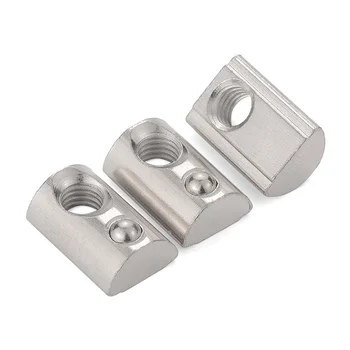 Stainless Steel 40 Series-m6/m8 Spring Loaded T-nuts For 40 Series ...