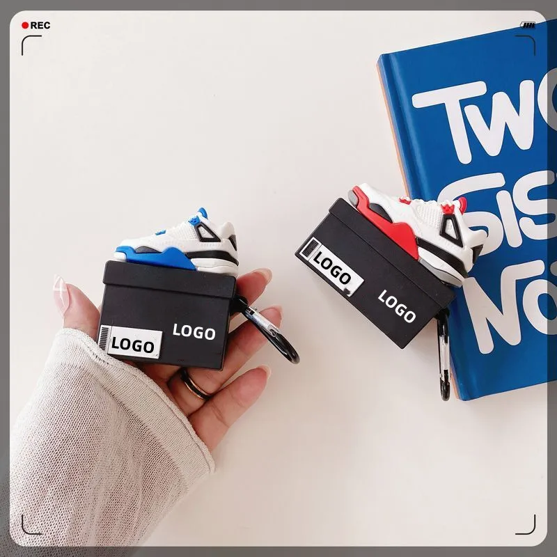 3d Shockproof Fashion Protective Sneaker Shoe Box Earphone Case ...