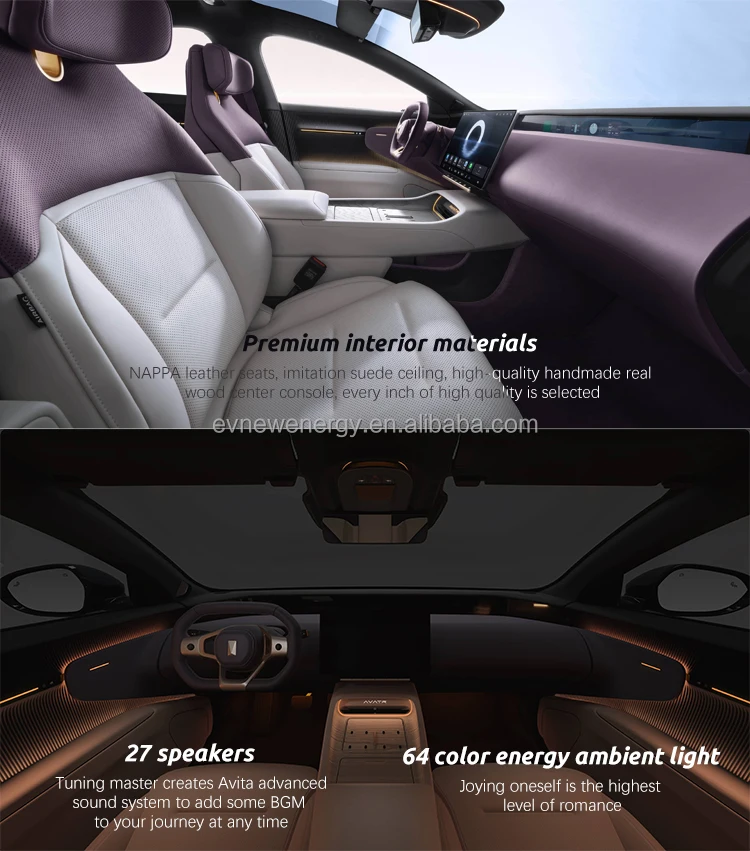 Coche Electrico Avatar 12 Single Motor Dual Motor 4 Door 5 Seat ...