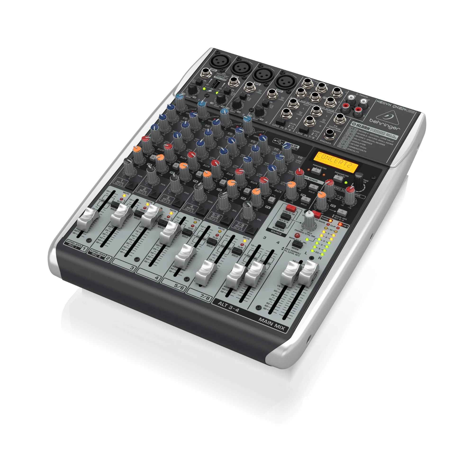 Behringer Qx1204usb 8-channel Professional Digital Mixer Console Stage ...
