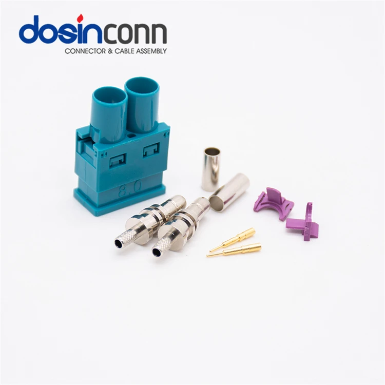 Fakra Z Type With Smb Female Connector Dual Model For Rg174 Rg58 Rg316 ...