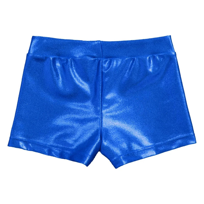 Shiny Metallic Gym Shorts by Iefiel - Quick Dry & Comfort