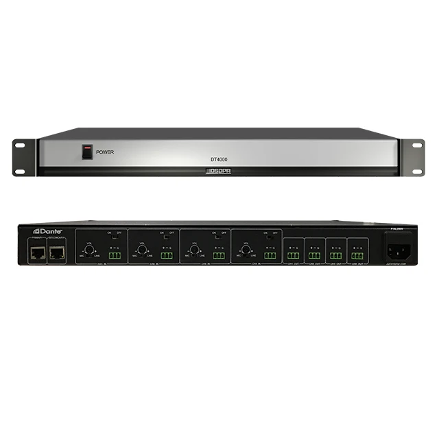 DSPPA Dante 4*4 Audio Matrix - Professional Audio Interface