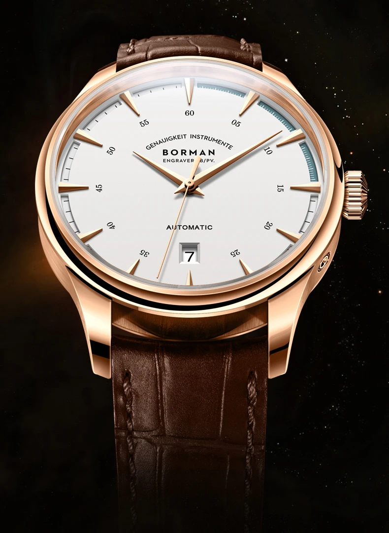 BORMAN Luxury Men's Business Wrist Watch Classic Style Waterproof ...