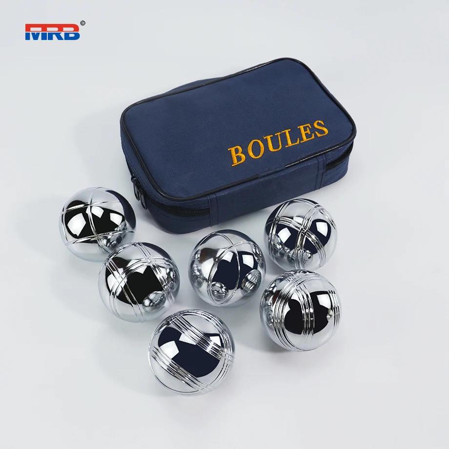 Hey! Play! Carrying Case Game Petanque Boules Set - 8 Steel Balls In ...