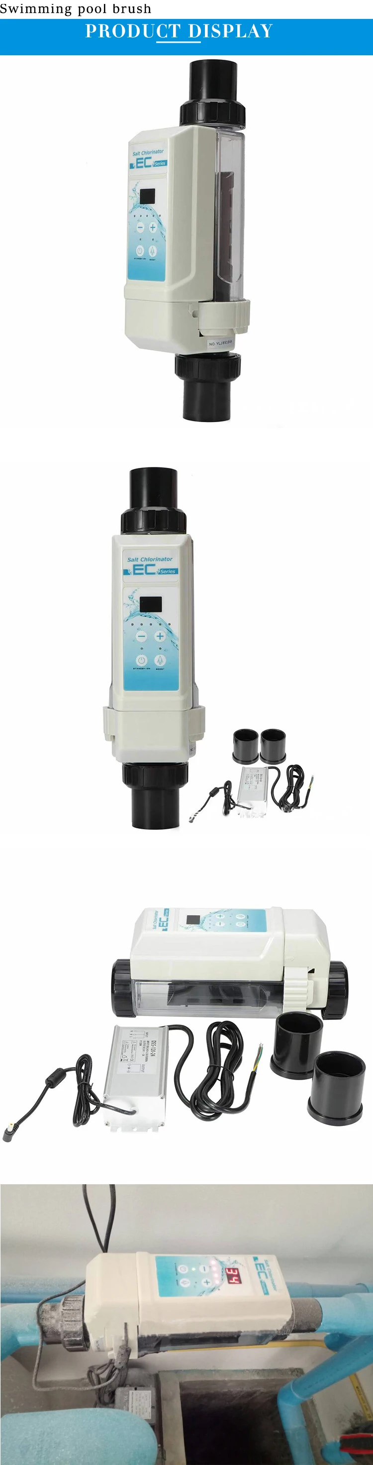 盐氯发生器游泳池过滤消毒设备盐氯机 - Buy 游泳池盐氯电解,游泳池盐氯机,游泳池消毒设备 Product on Alibaba.com