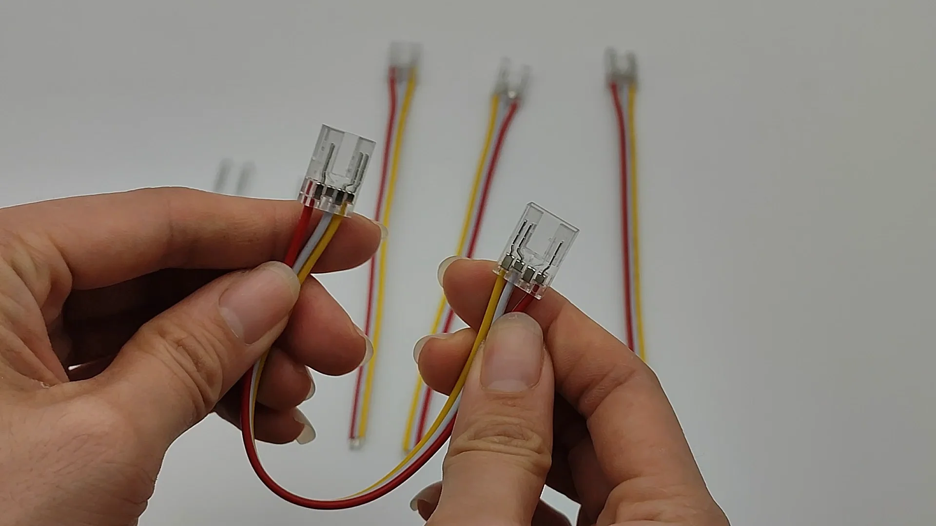 3pin Cob Led Strip Connector Transparent Quick Clear Connector For 10mm ...