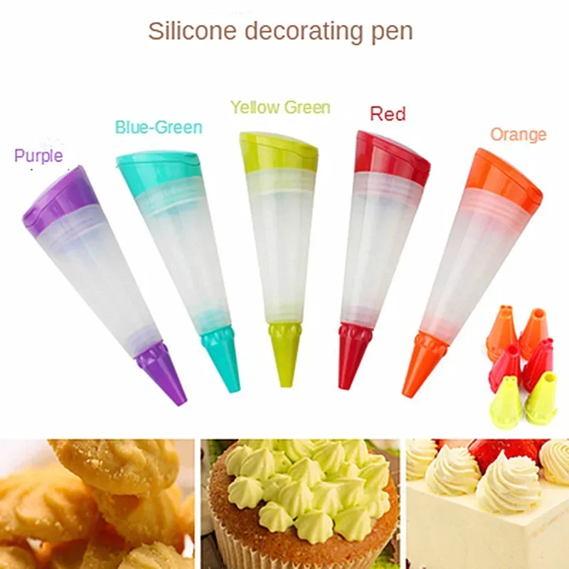 Silicone Food Writing Pen Chocolate Decorating Tools Cake Mold Cream ...