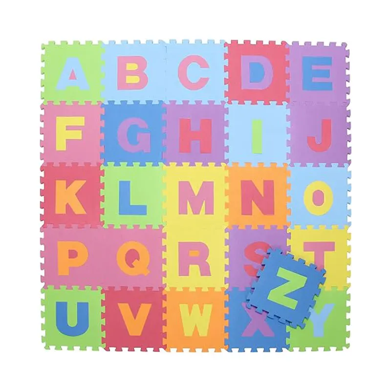 Set 30*30cm Cartoon English Alphabet Pattern Baby Crawling Mat Puzzle ...
