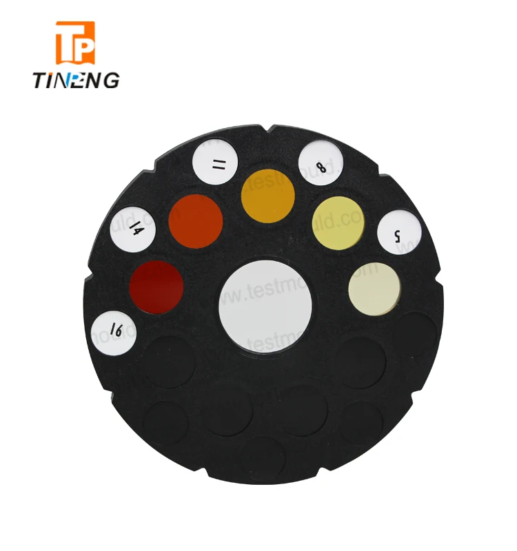 ASTM C40 Color Standard Glass Scale for Organic Impurities