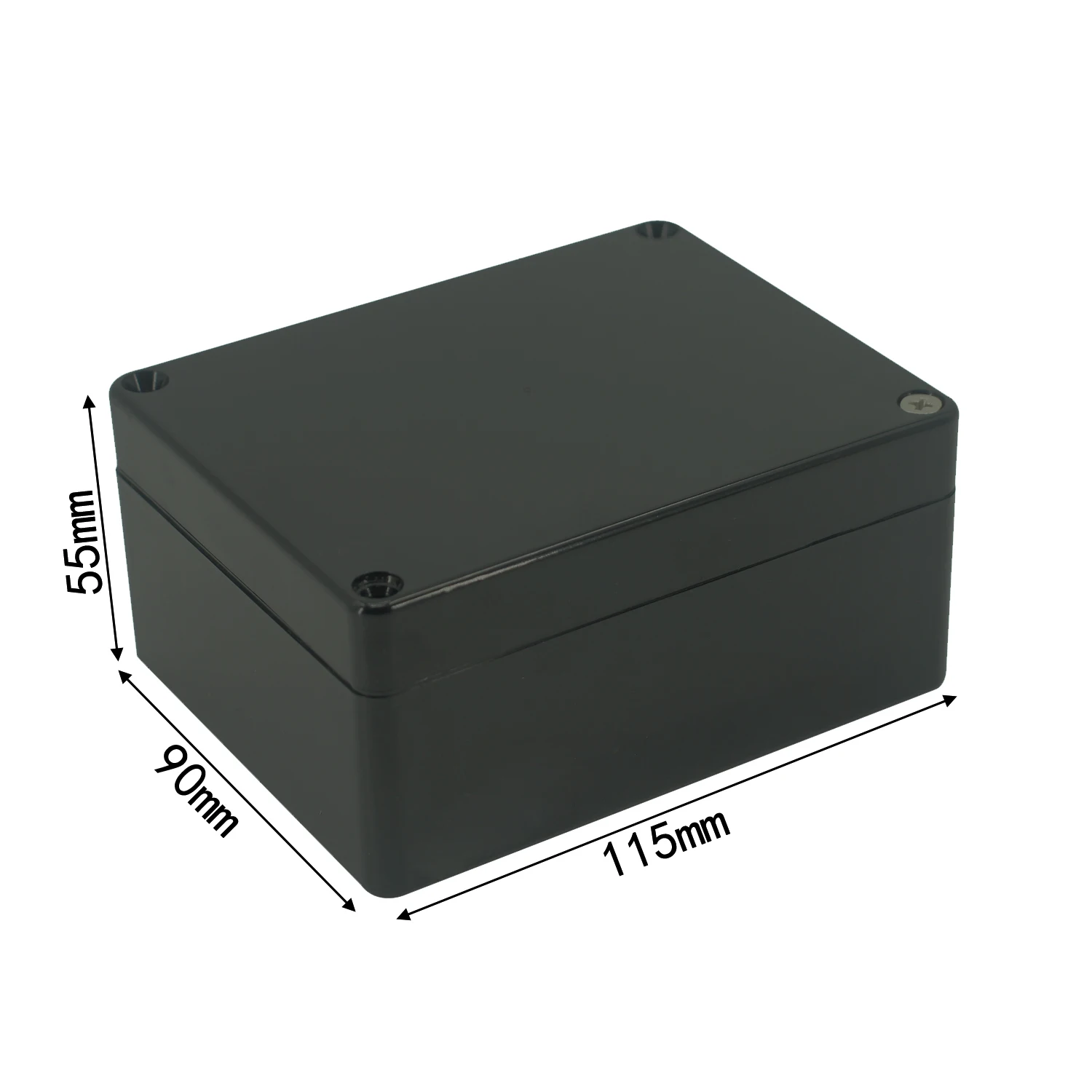 Ip67 Waterproof Rating Black Abs Material Electronic Pcb Housing ...