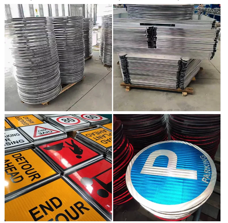 Custom Warning Sign Reflective Aluminum Sheeting No Parking High ...