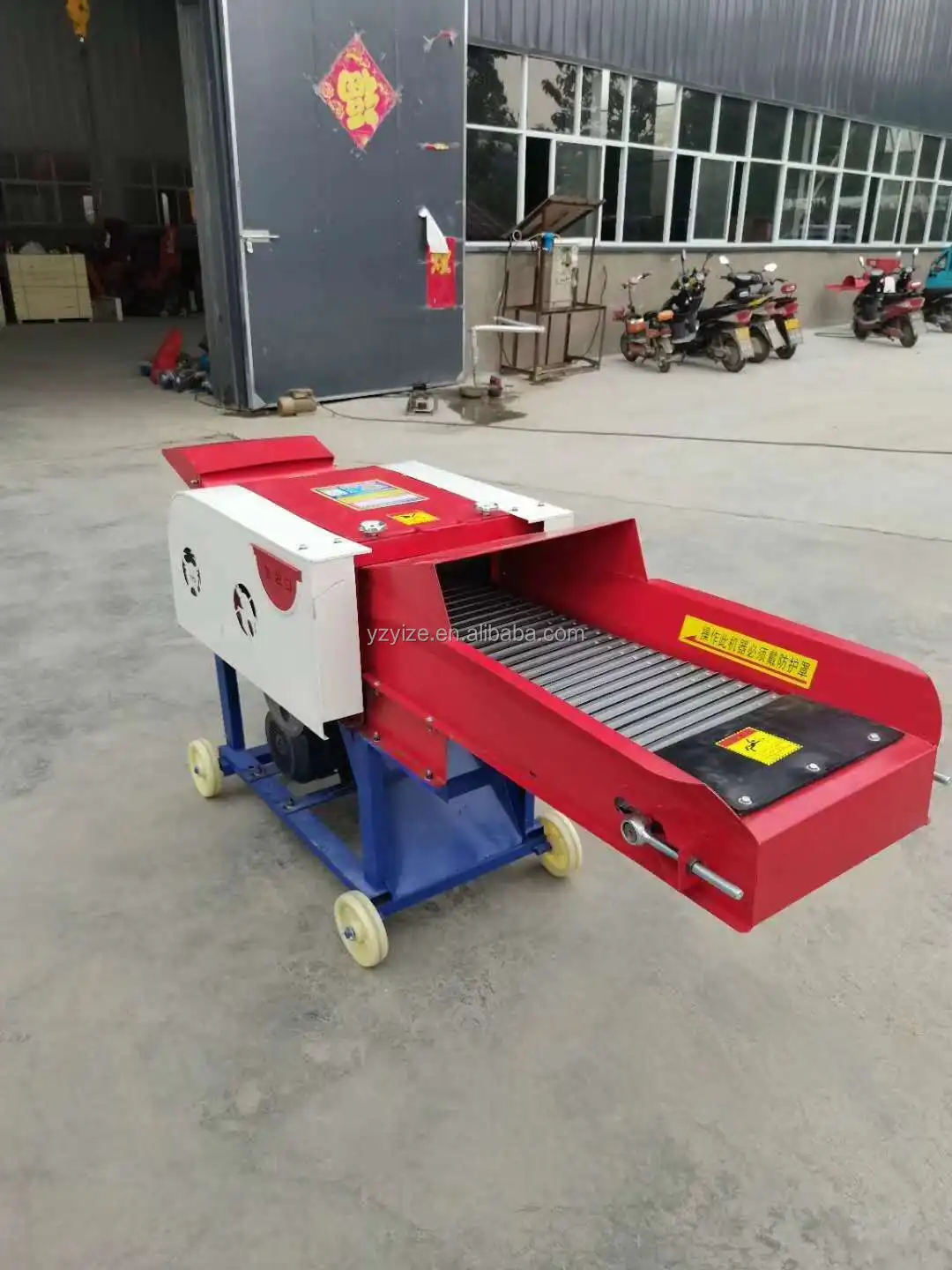 Animal Grass Straw Feed Crusher Multifunction Chaff Cutter Machine With ...