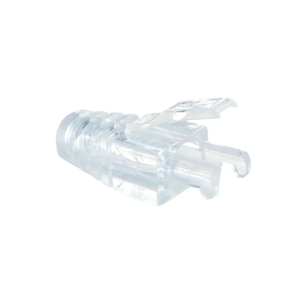 Transparent Rj45 Connector Boot Cat6 Cat 5e Modular Plug Boot - Buy ...
