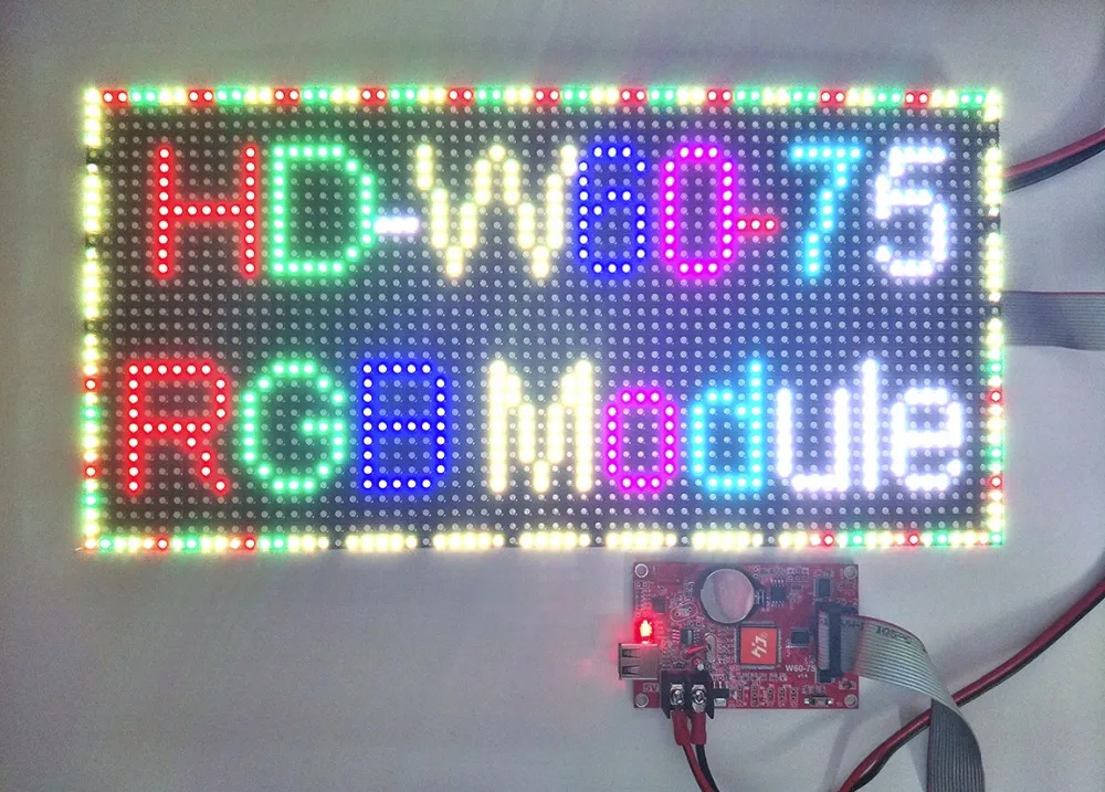Hd-wf4(hd-w60-75)rgb Led Display Controller,Full Color Led Sign Module ...
