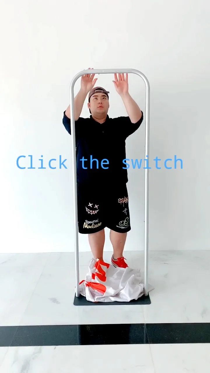 Double Side Banner Stand Janus 4x8ft Tension Fabric Tube Display ...