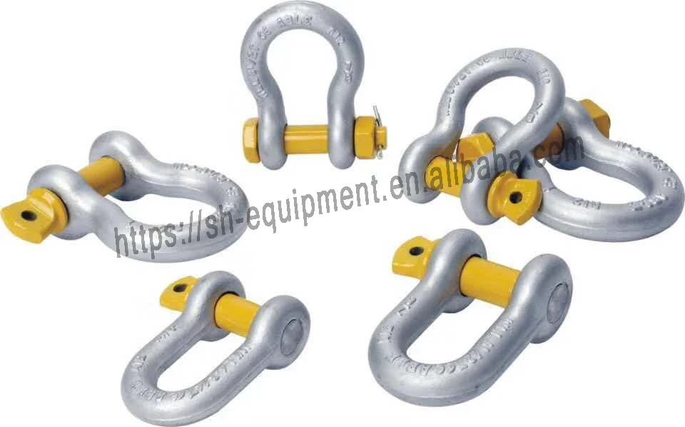 G2150 Bow Shackle With Safety Bolt Pin Heavy Duty Drop Forged Steel Us ...