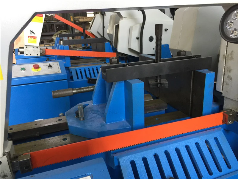 Cut Metals Horizontal Hacksaw HS7132 Power Cnc Aluminum Sawing Machine