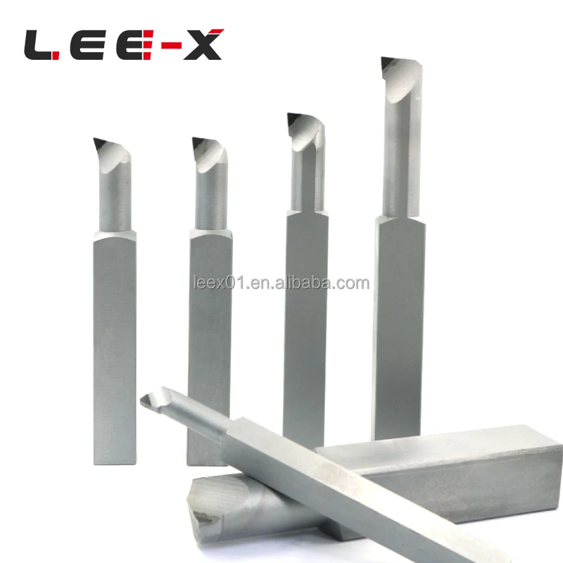 LEE-X PCD diamond tool holder 80 degrees 6 8 10 12 14 16 20mm Cnc Lathe ...