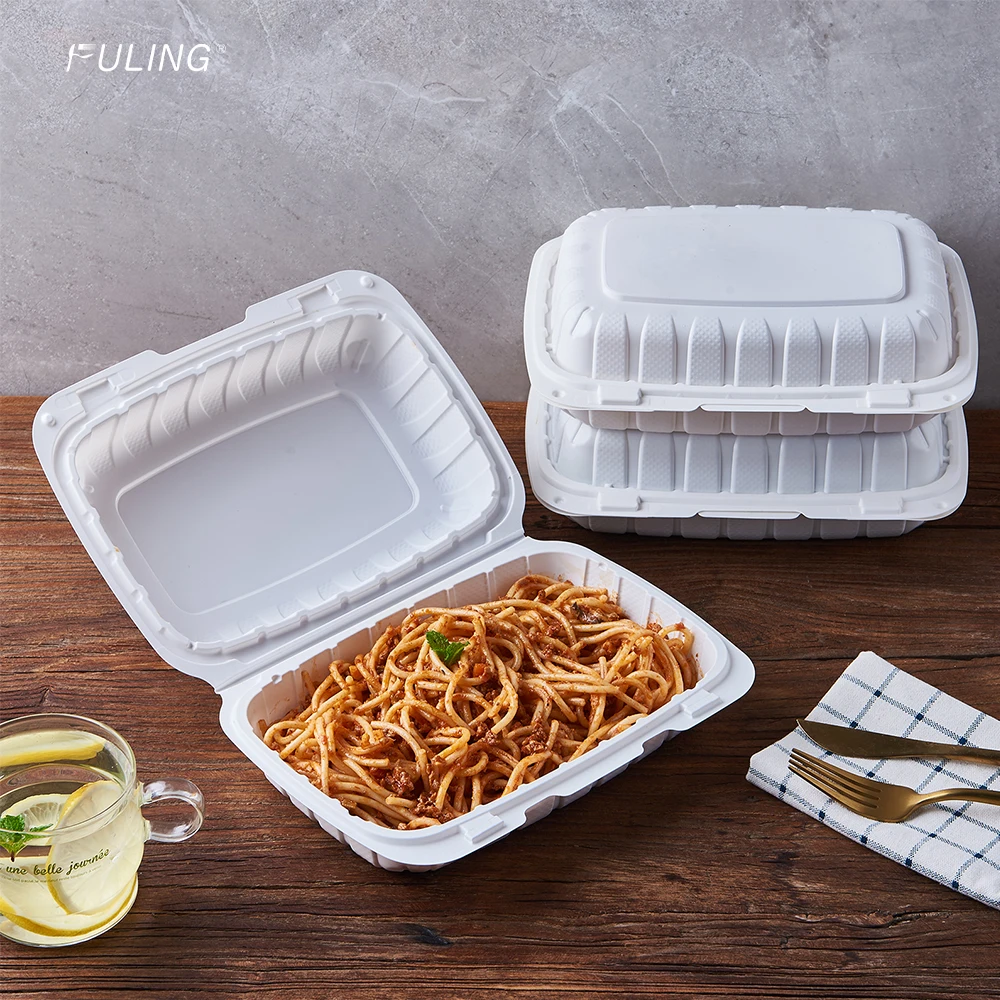 Disposable MFPP Microwavable PP Take Away Lunch Packing Togo Containers ...