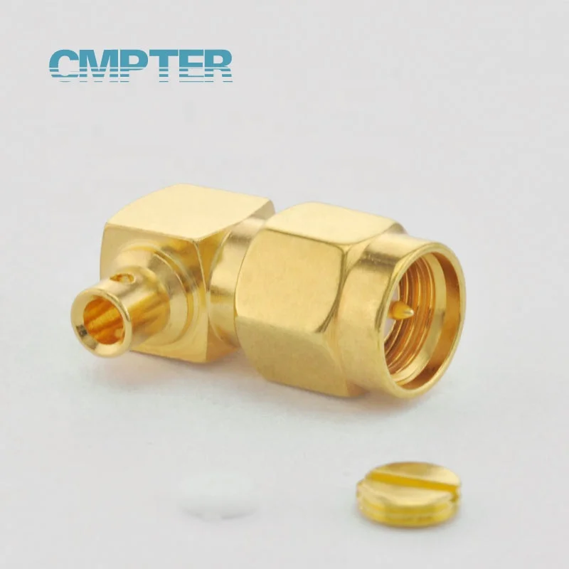 SMA Right Angle Male 90 Degree Connector SMA Solder RG405 .086 Cable