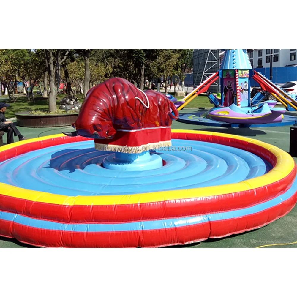 Commercial Inflatable Rodeo Mechanical Bull Sport Games Adults PVC ...