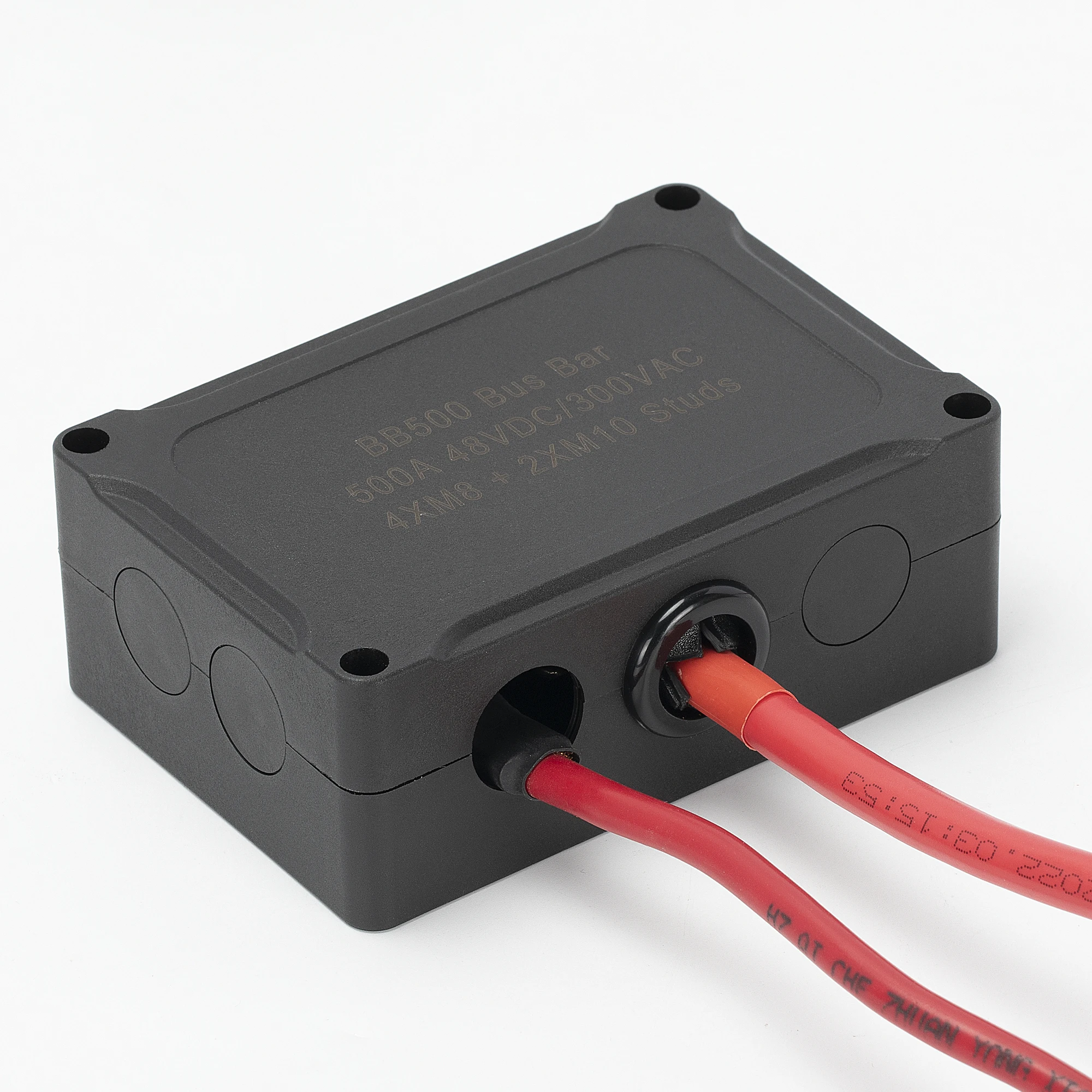 500A 48V Marine Copper Busbar with 6 Studs & Rubber Gasket Terminal ...