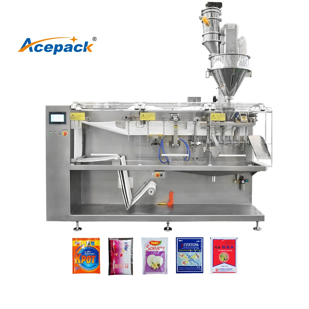 Acepack Fully Automatic Flat Bag Horizontal Packing Machine Filling ...