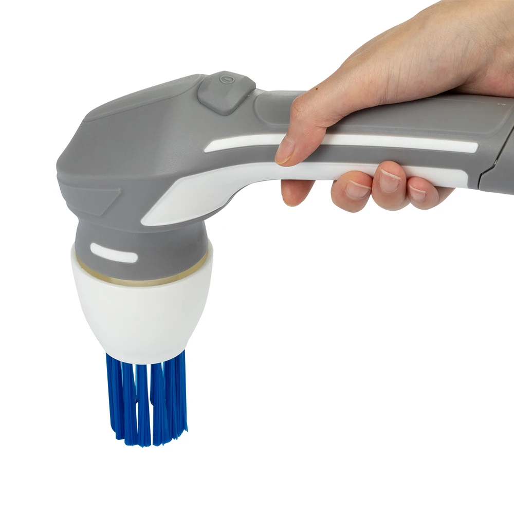 Rechargeable Multi-Functional Waterproof Short Electric Cleaning Brush ...