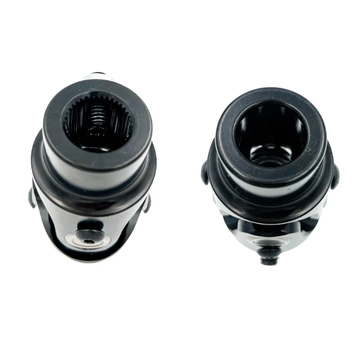 Chromed Steel Double Cardan Steering Shaft Universal U Joint