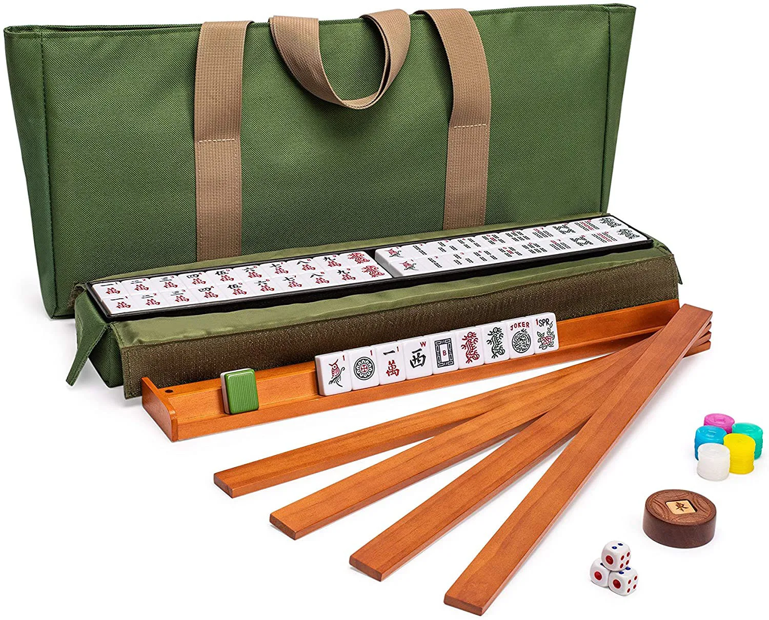 Custom Logo Heavy Duty Set Travel Carry Soft American Mahjong Bags