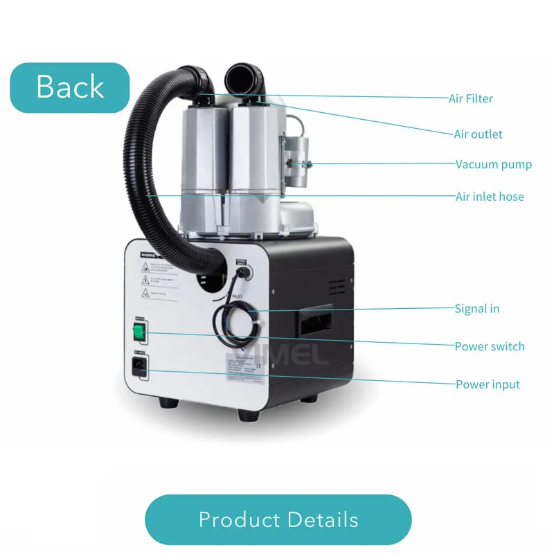 Dental Powerful Suction Unit 1000L/min 750W Supply 2 Chair Strong ...
