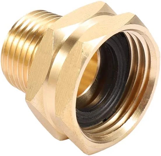 Garden Hose Threaded Adapter Brass Quick Connector Female Male ...